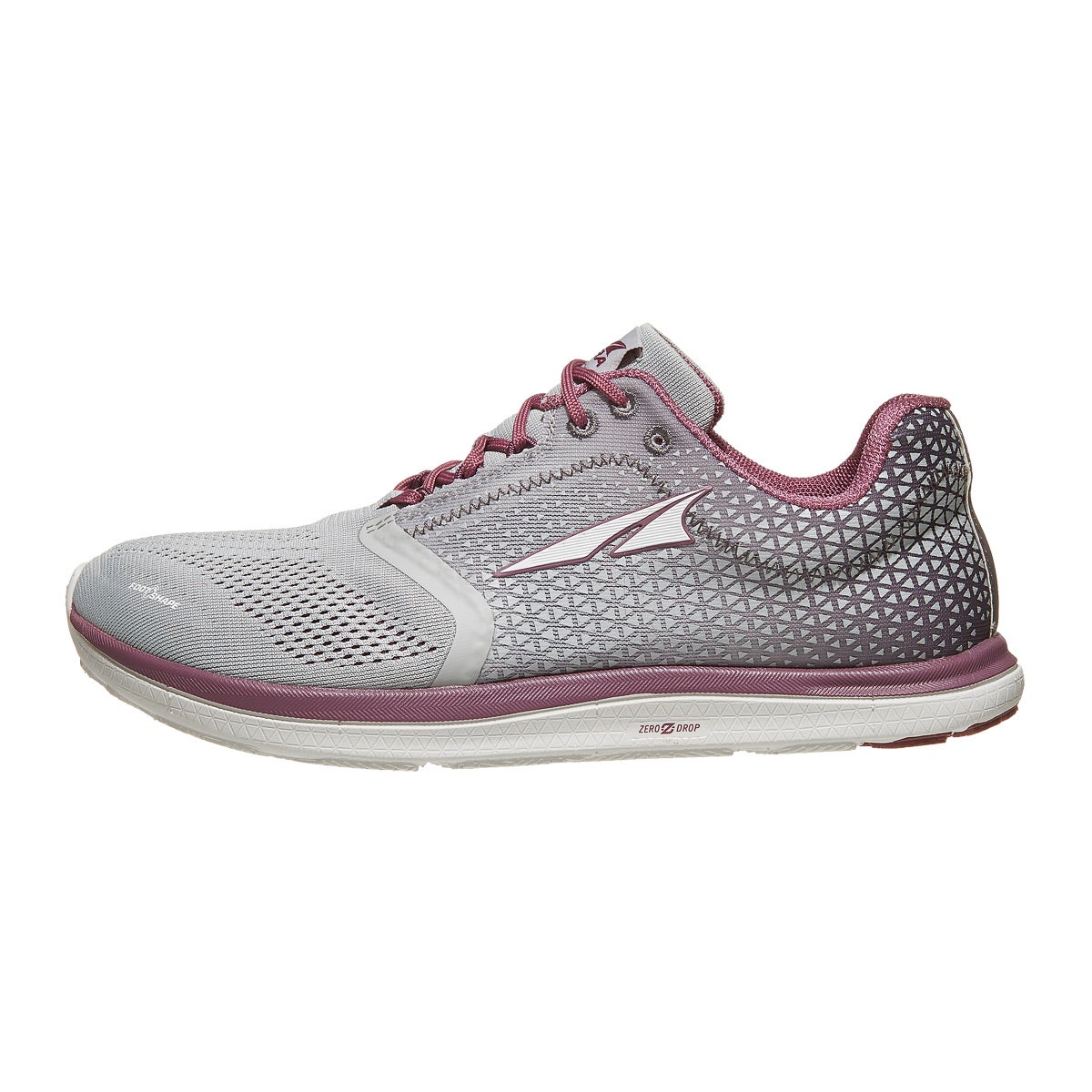 Altra Solstice Women's Shoes Silver/Plum 360° View | Running Warehouse