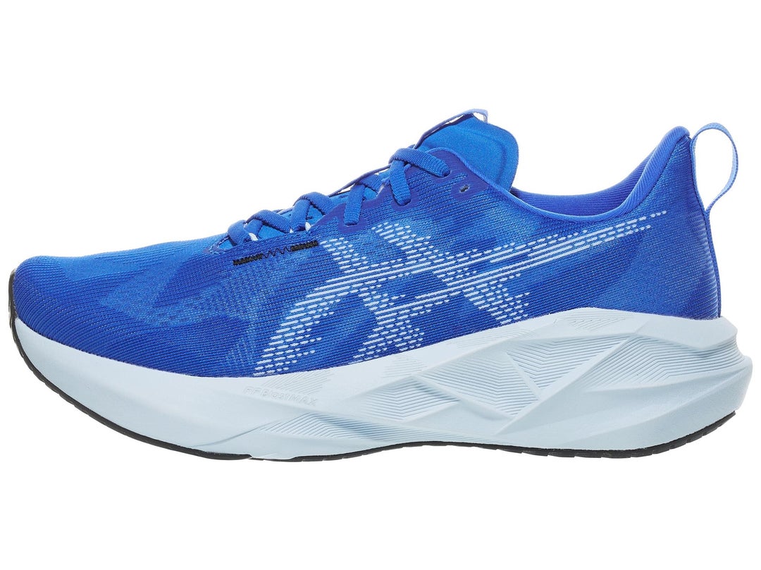 ASICS Novablast 5 Men's Shoes Illusion Blue/Light Blue | Running Warehouse