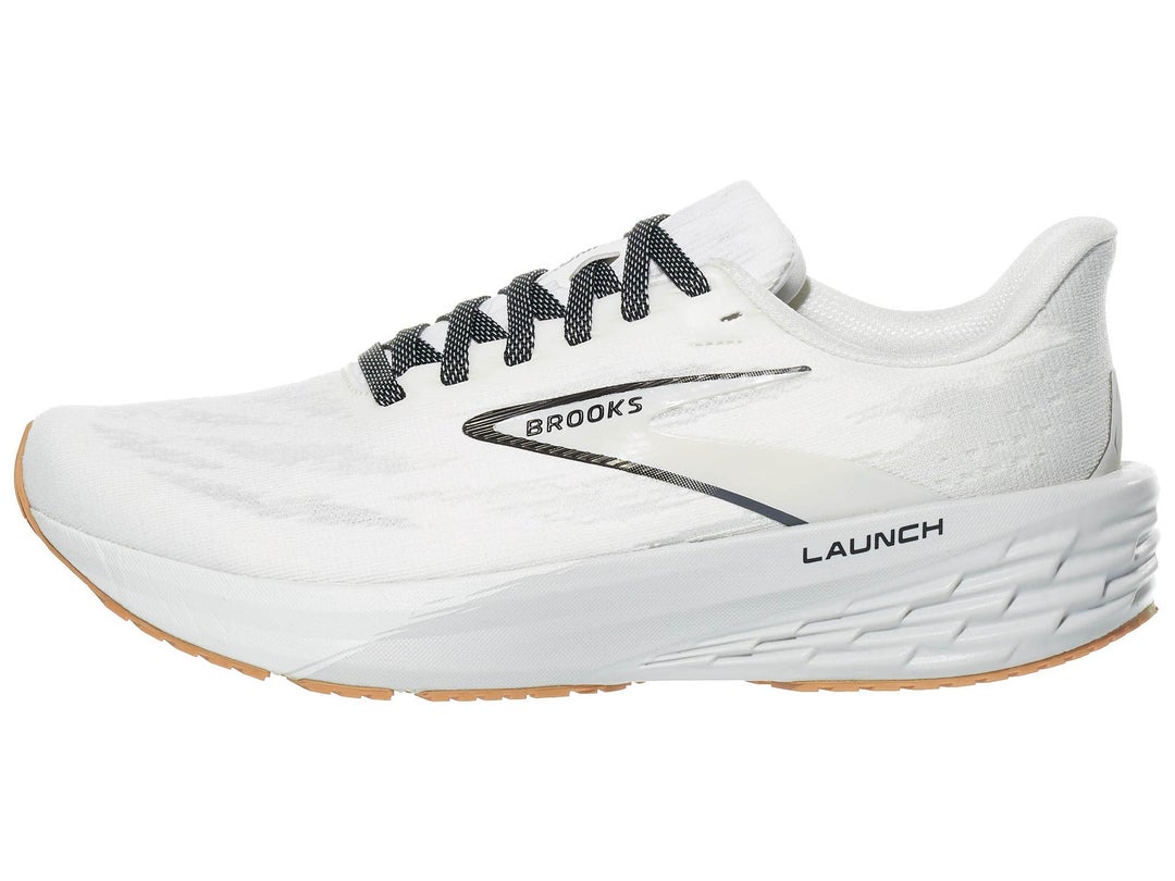 Brooks Launch 11 Men's Shoes White/Grey/Black | Running Warehouse