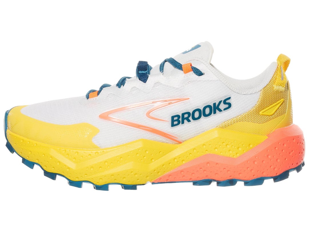 Brooks Caldera 8 Women's Shoes Bit of Blue/Quince/Flame | Running Warehouse