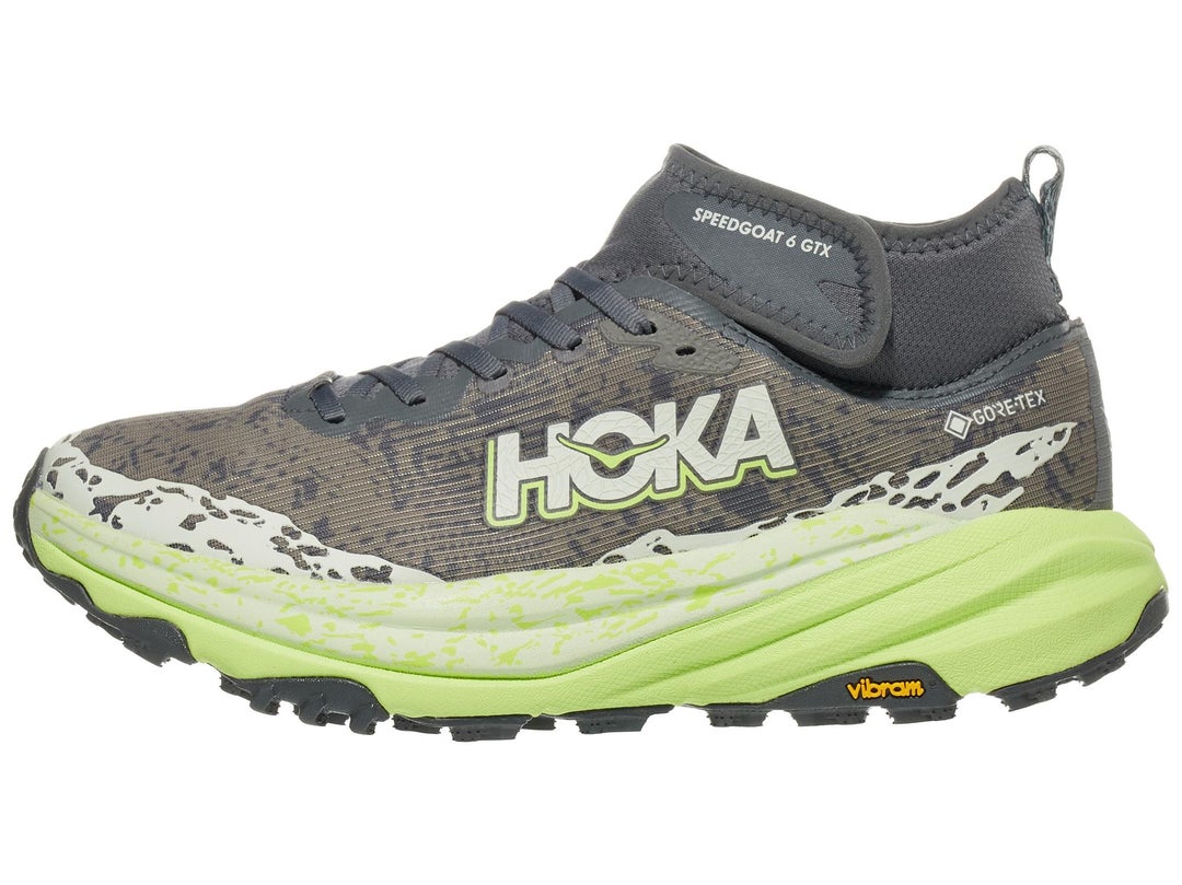 HOKA Speedgoat 6 Mid GTX Men's Shoes Outer Orbit/Lettuc | Running Warehouse