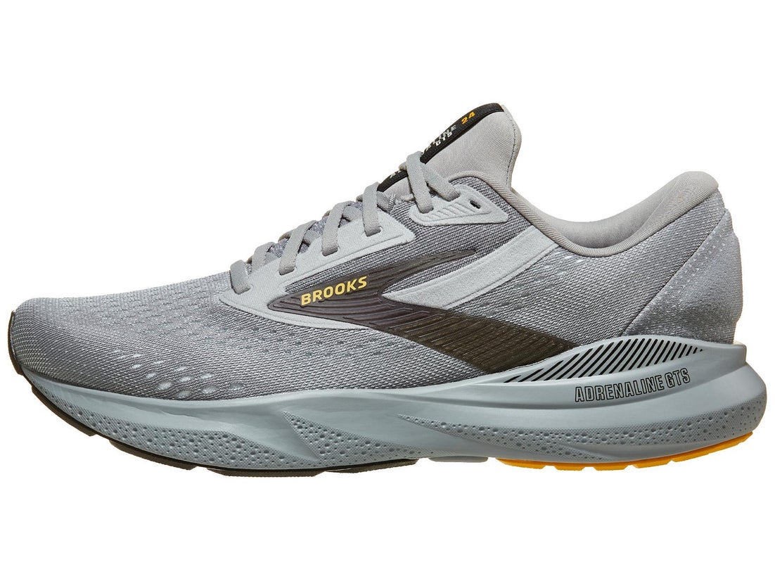 Brooks Adrenaline GTS 24 Men's Shoes Alloy/White/Gold | Running Warehouse