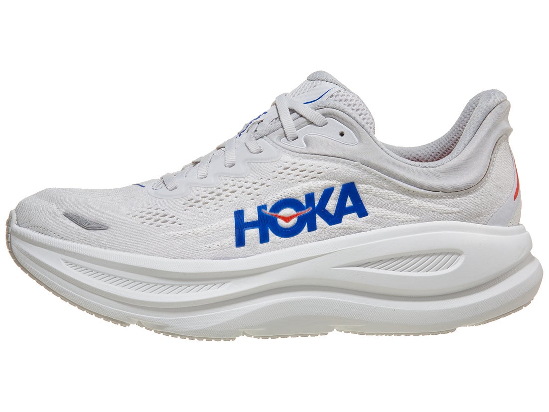HOKA Bondi 9 Men's Shoes Cosmic Grey/Ultramarine | Running Warehouse