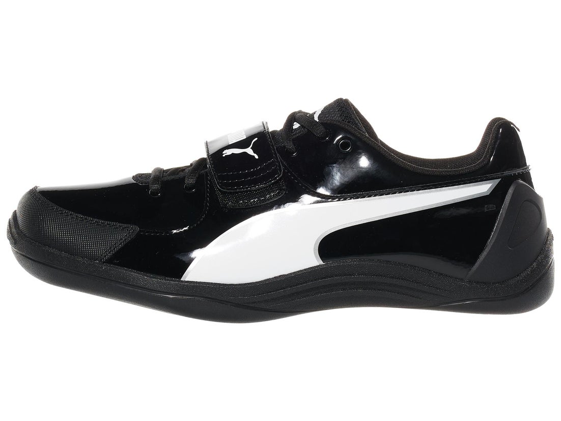PUMA evoSPEED Throw 10.5 Throw Shoes Unisex Black/White | Running Warehouse