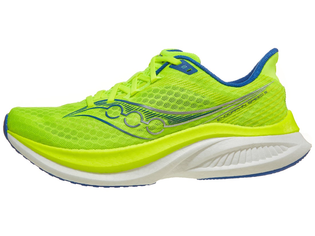 Saucony Endorphin Speed 5 Men's Shoes Citron/Lapis | Running Warehouse