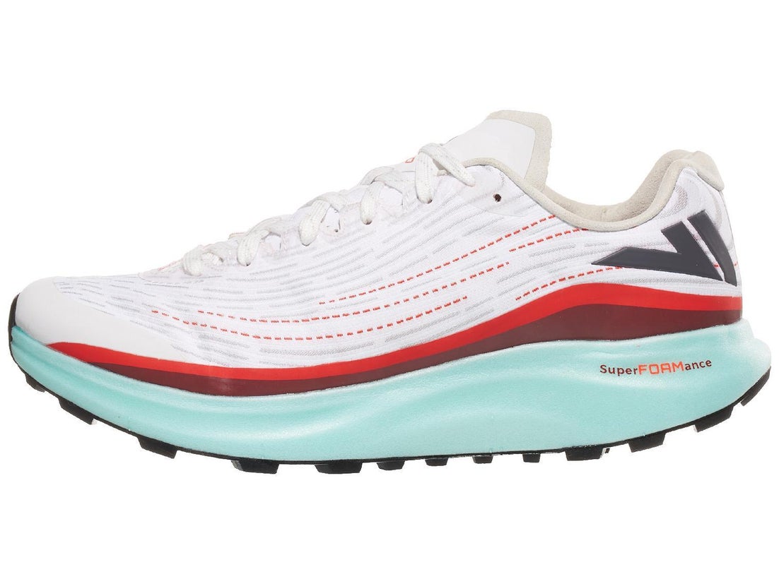 VJ Lightspeed Women's Shoes White/Aqua/Red | Running Warehouse
