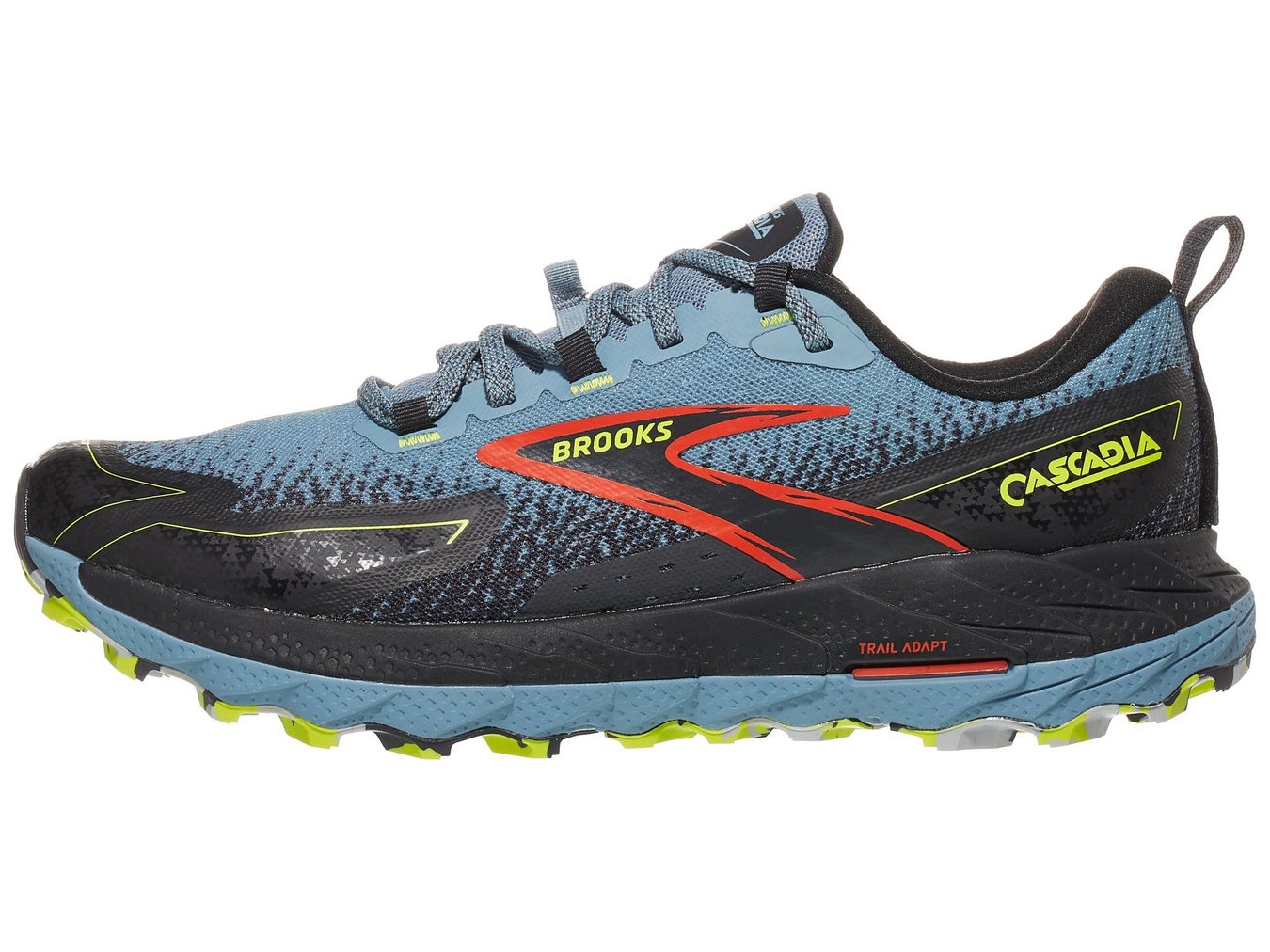 Brooks Cascadia 18 Men's Shoes Citadel/Ebony/Lime | Running Warehouse