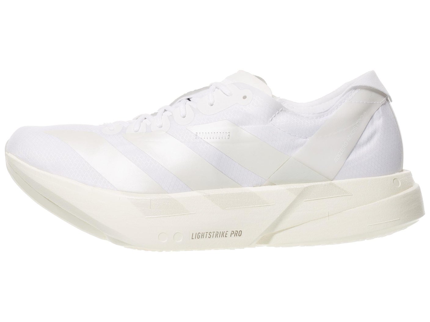 adidas adizero Adios Pro 4 Men's Shoes White/White | Running Warehouse