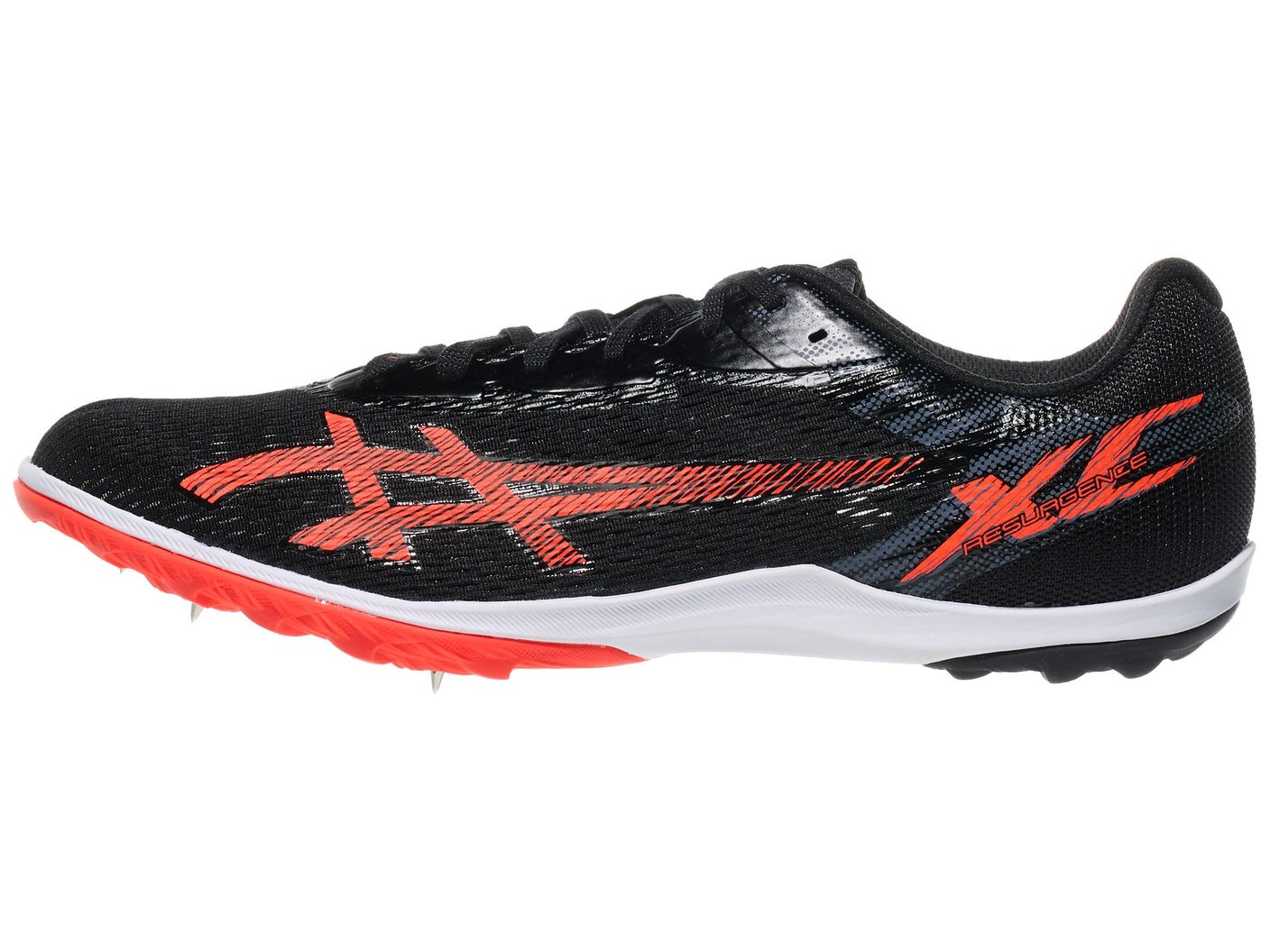 ASICS Resurgence XC Spikes Unisex Black/Flash Red | Running Warehouse
