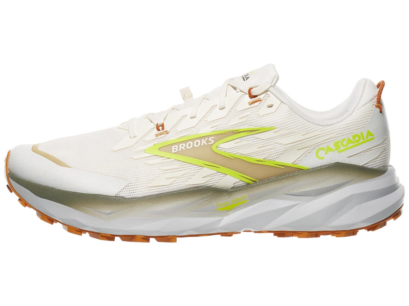 Brooks Cascadia 19 Men's Shoes Coconut/Olive/Ginger | Running Warehouse