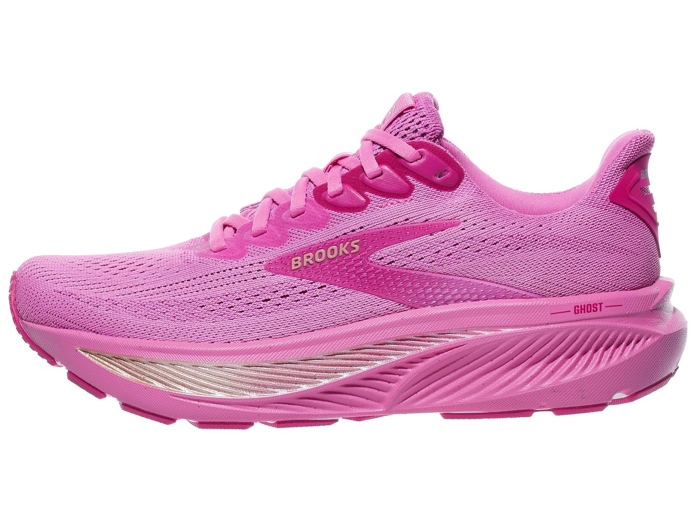 Brooks Ghost 17 Women's Shoes Pink/Fuchsia/Gold | Running Warehouse