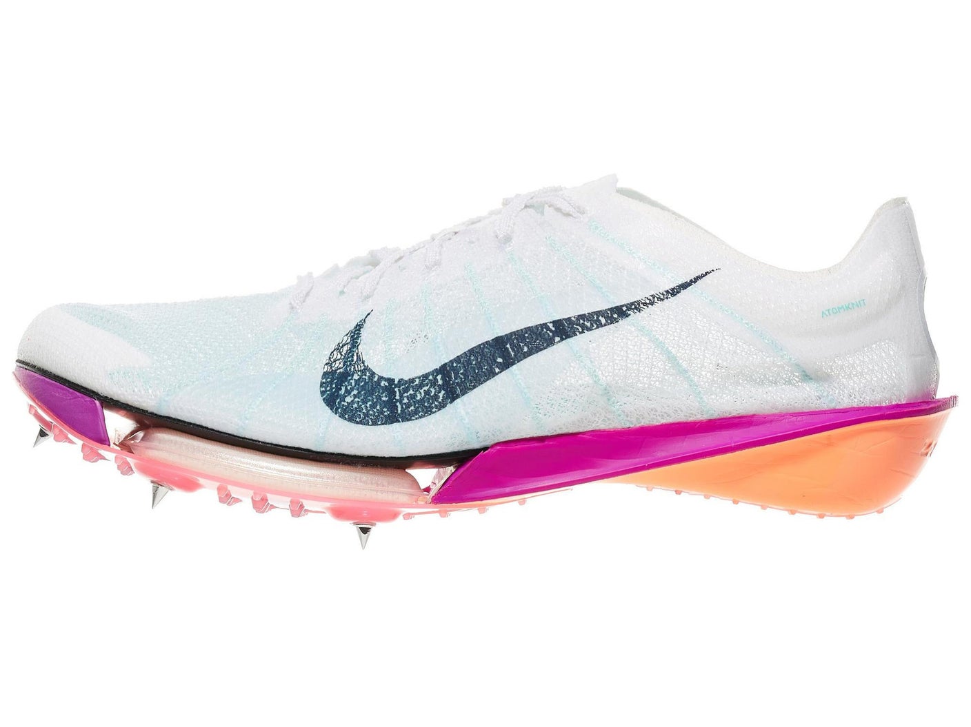 Nike Zoom Victory 2 Spikes Unisex White/Obsidian/Crim | Running Warehouse