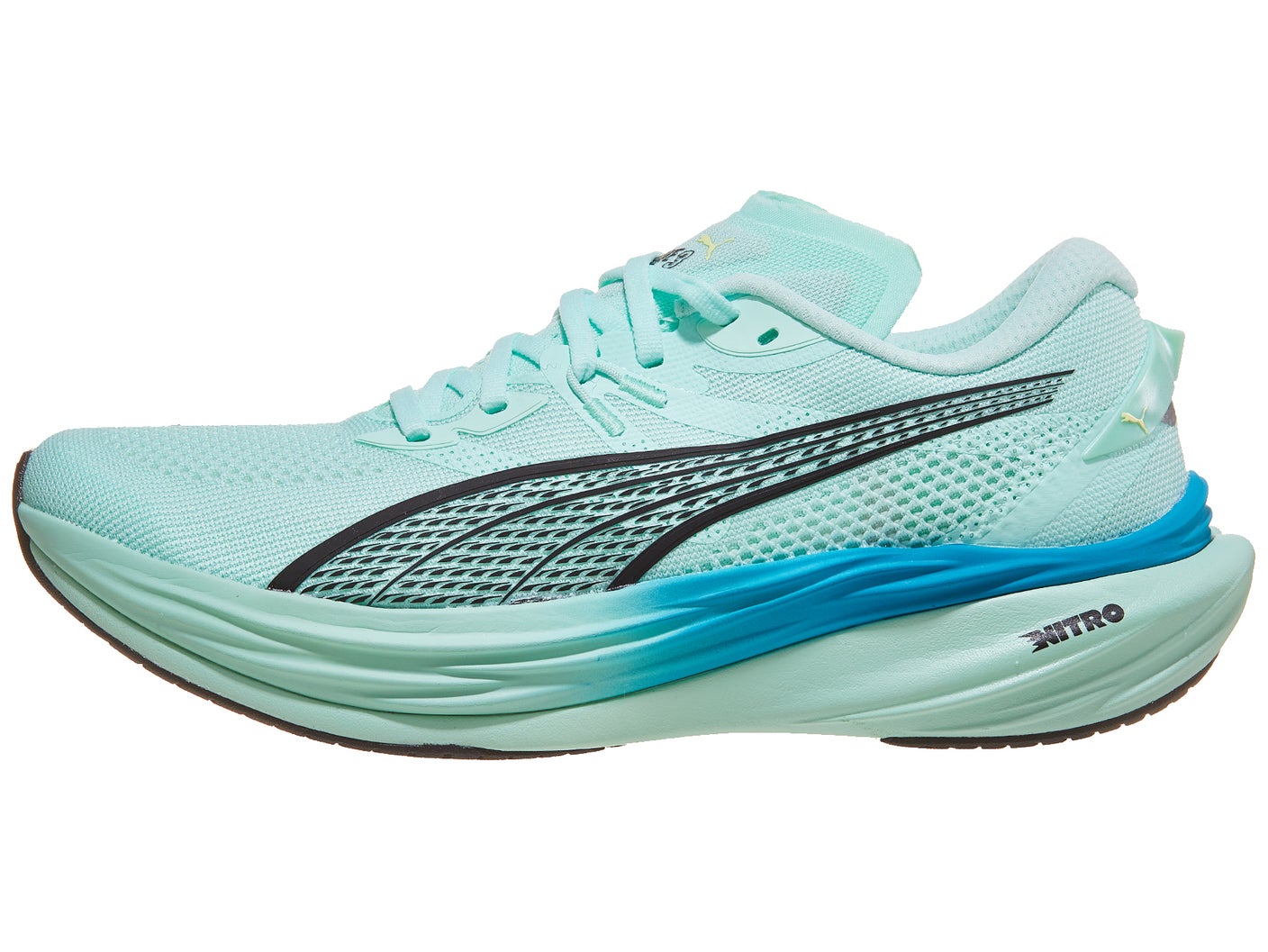 PUMA Deviate Nitro 3 Men's Shoes Mint Melt/Speed Blue | Running Warehouse