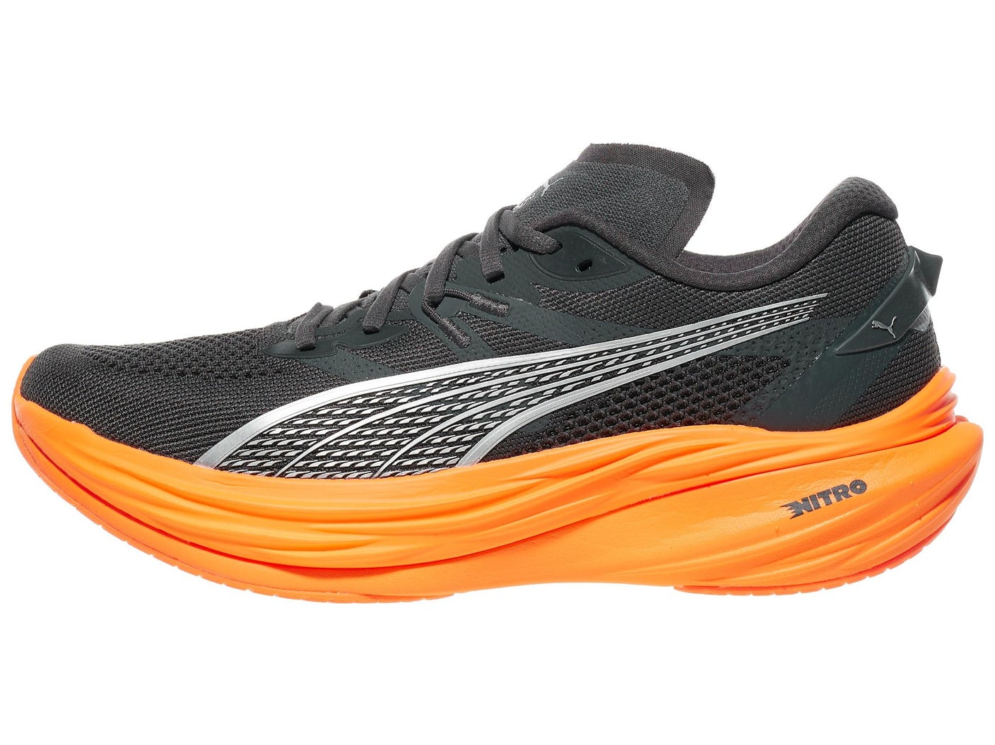 PUMA Deviate Nitro 3 Men's Shoes Dusky Gray/Heat Fire | Running Warehouse