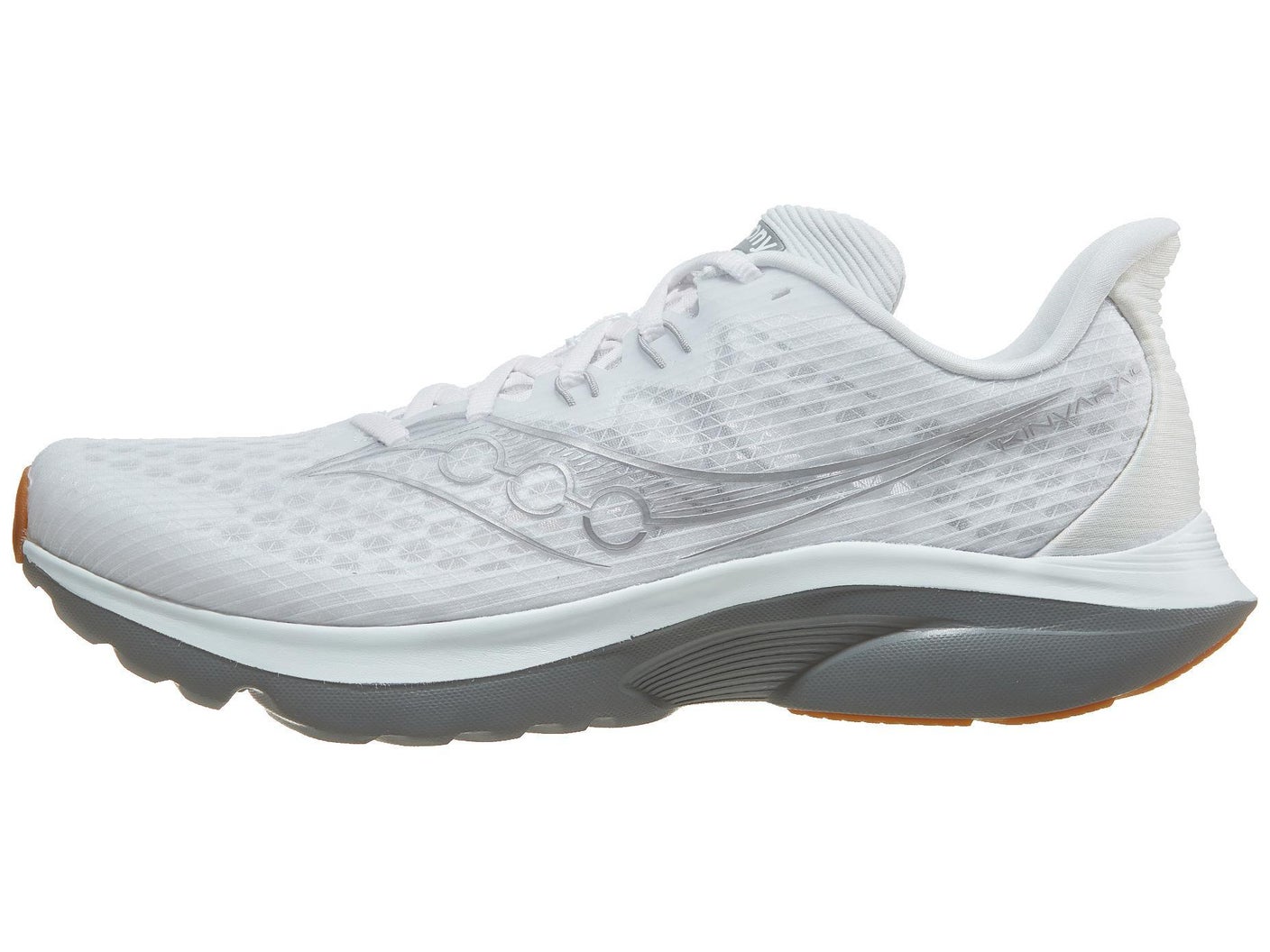 Saucony Kinvara 16 Men's Shoes White/Gum | Running Warehouse