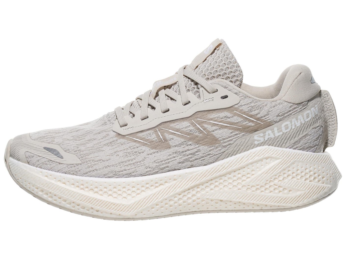 Salomon Aero Glide 4 Men's Shoes Sil Cloud/Sil Cloud/Wh | Running Warehouse