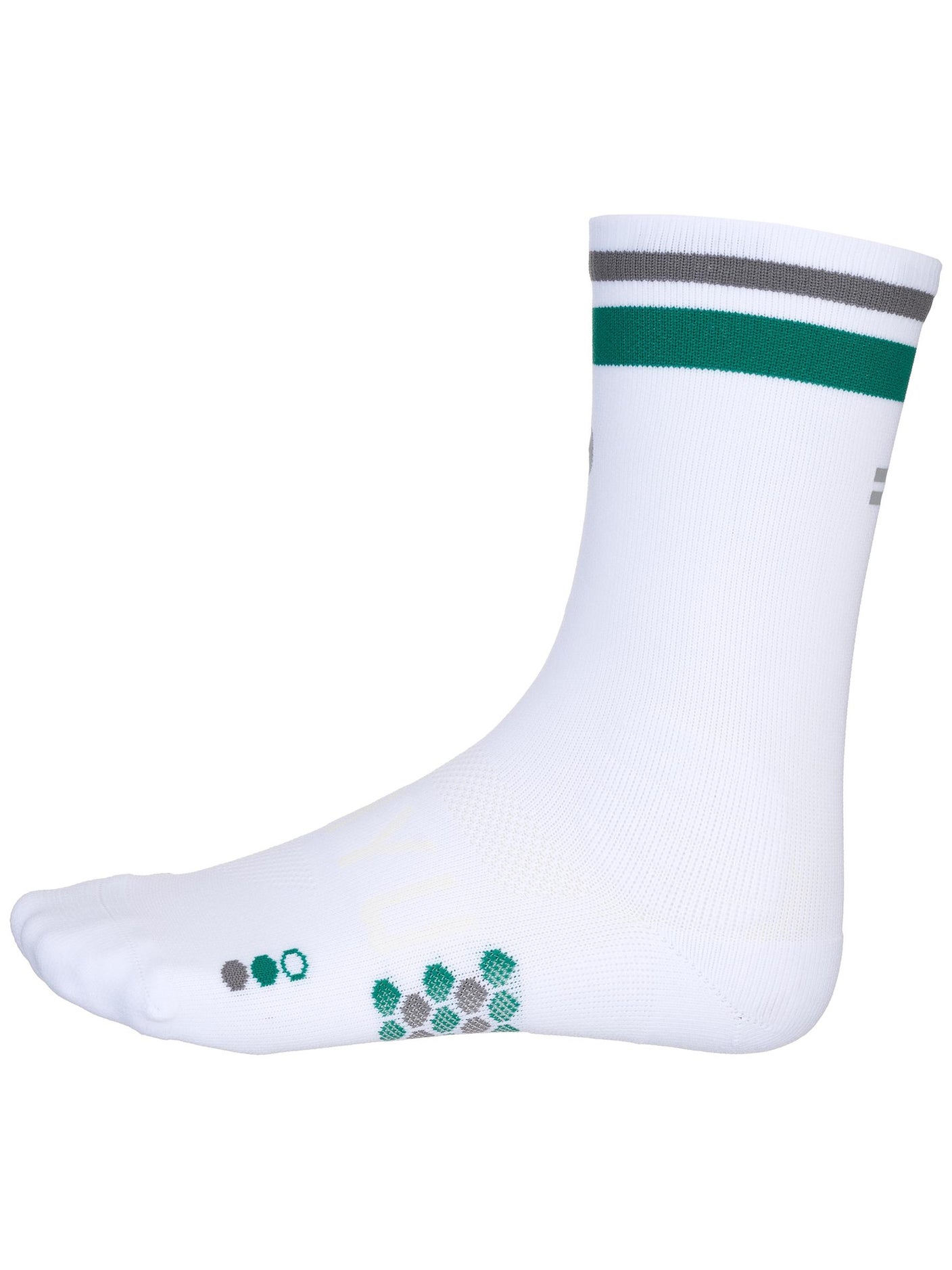 SHYU Racing Crew Socks White/Teal/Carbon | Running Warehouse