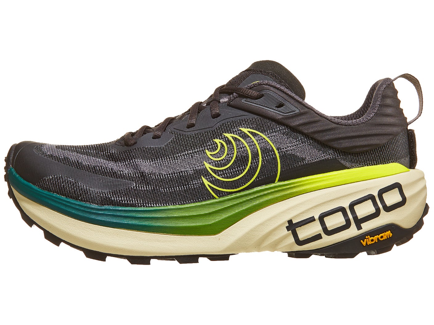 Topo Athletic Vista Men's Shoes Black/Lime | Running Warehouse