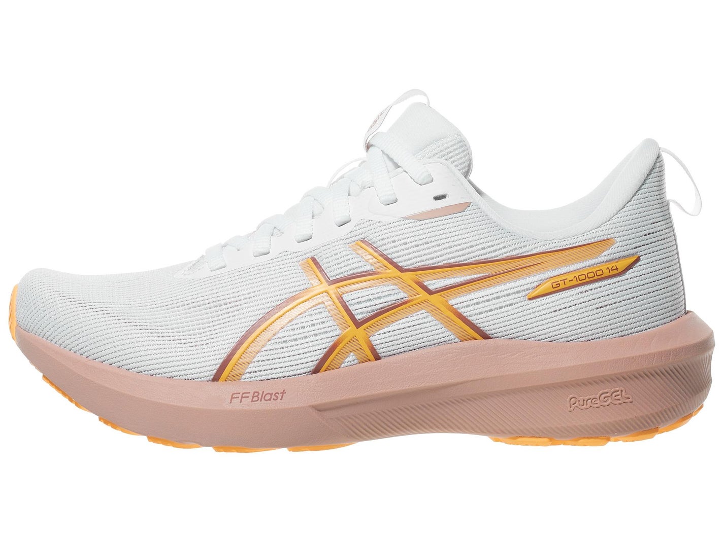ASICS GT 1000 14 Women's Shoes White/Rubble Red | Running Warehouse