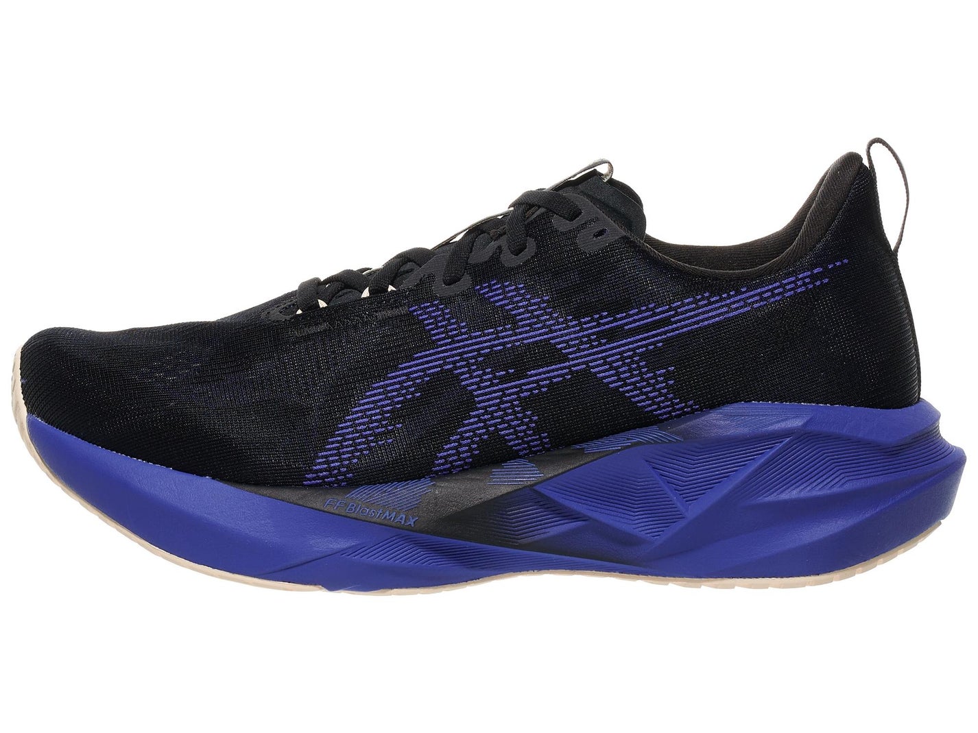 ASICS Novablast 5 Men's Shoes Black/Cobalt Burst | Running Warehouse