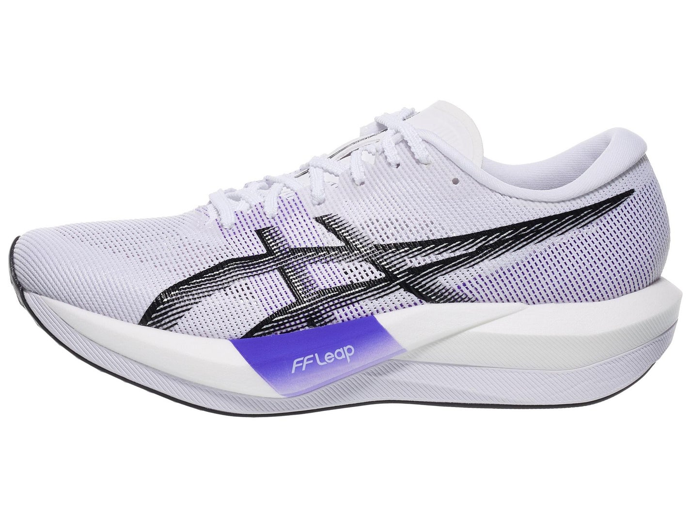 ASICS Magic Speed 5 Unisex Shoes White/Black | Running Warehouse