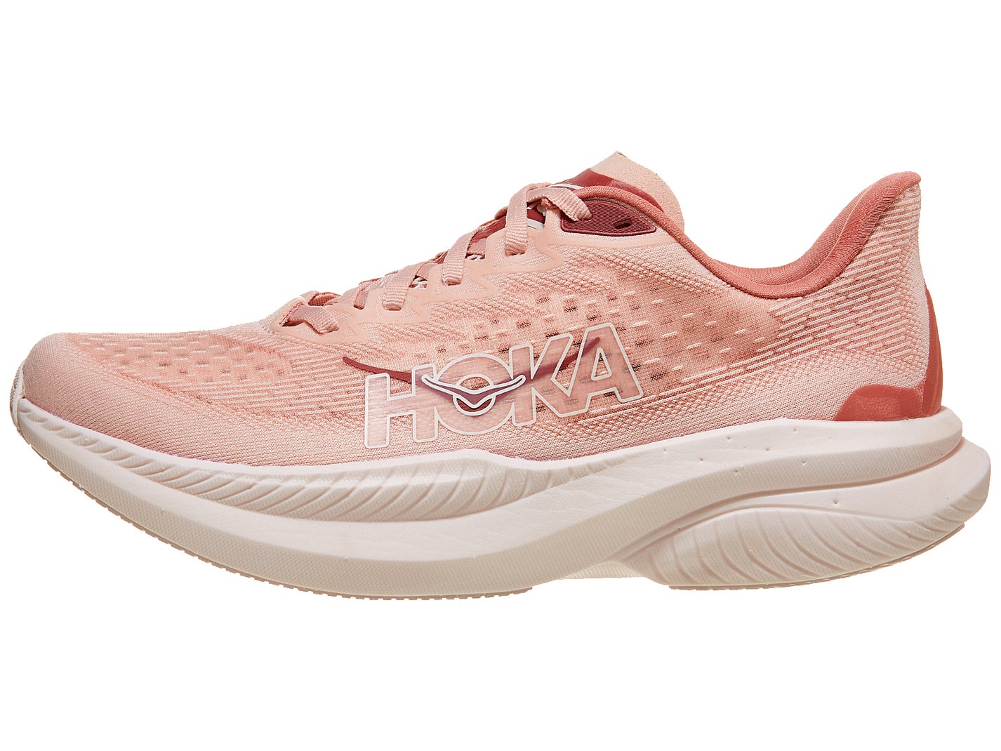 HOKA Mach 6 Women's Shoes Rose Latte/Blush | Running Warehouse