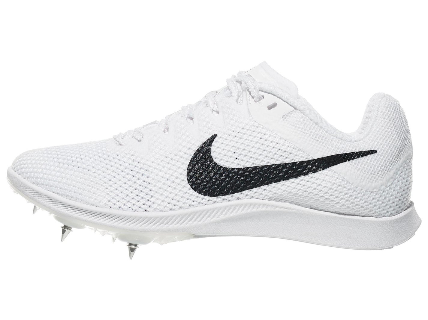 Nike Zoom Rival Distance Track Shoes Kid's White/Bk | Running Warehouse