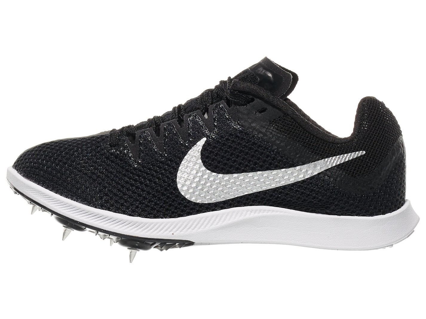 Nike Zoom Rival Distance Track Shoes Kid's Black/Slv | Running Warehouse