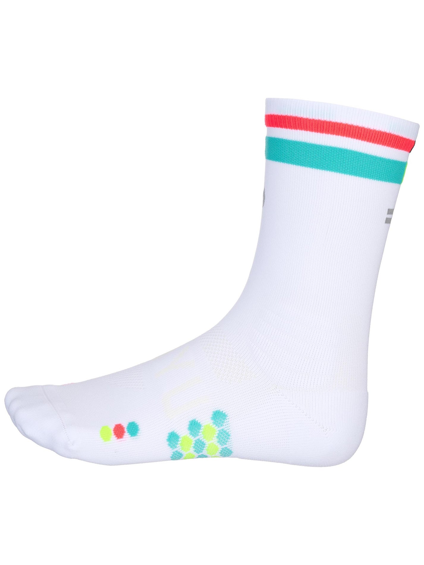 SHYU Racing Crew Socks White/Mute/Ant | Running Warehouse