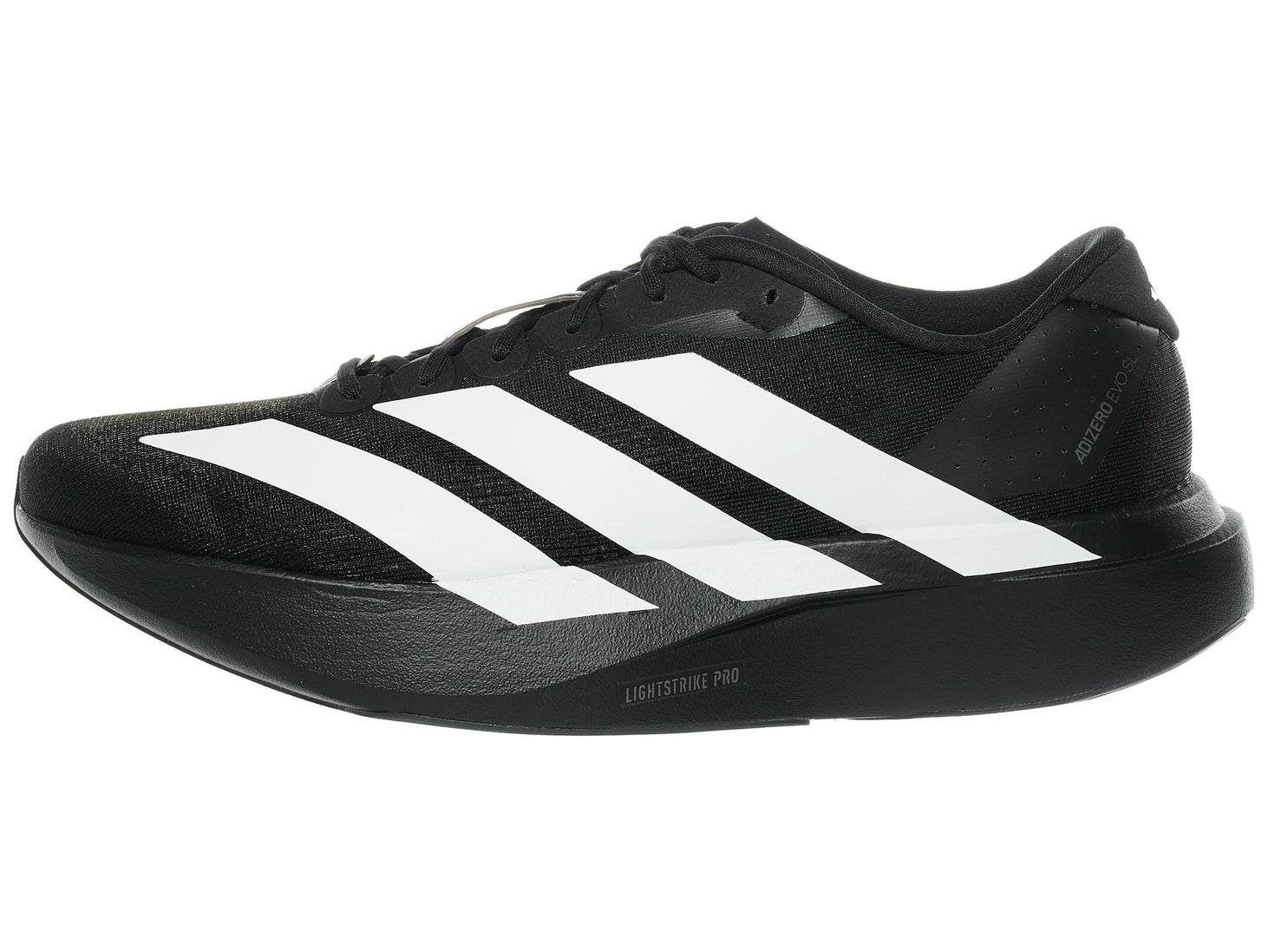 adidas adizero Evo SL Men's Shoes Black/White/Black | Running Warehouse