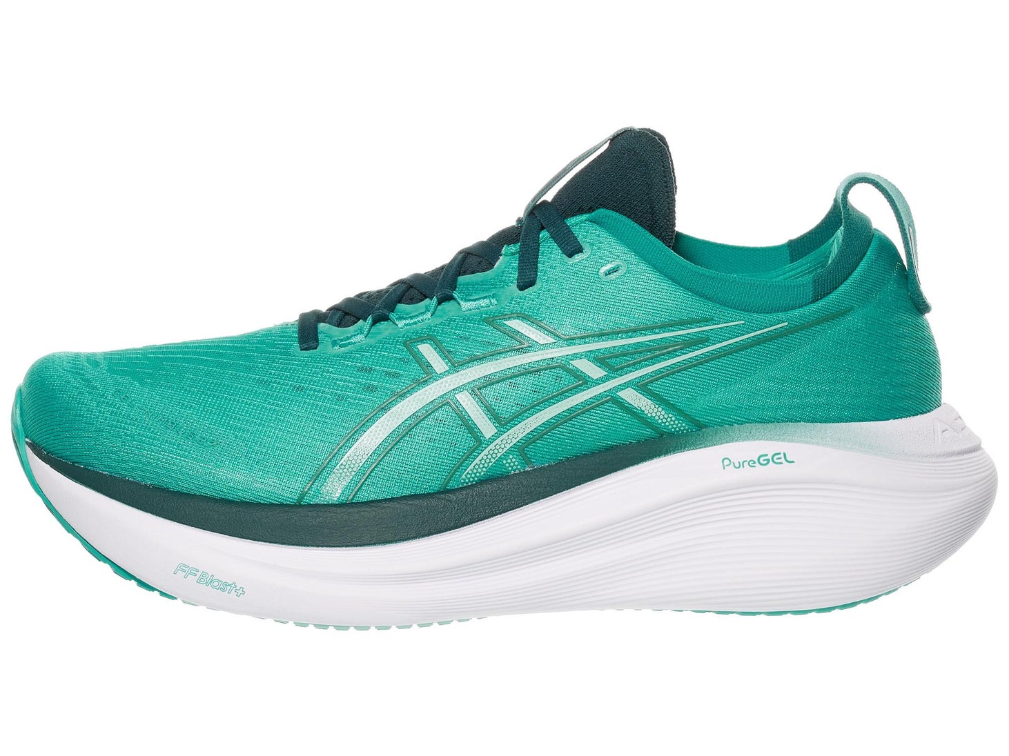 ASICS Gel Nimbus 27 Men's Shoes Wave Teal/Saxon Green | Running Warehouse