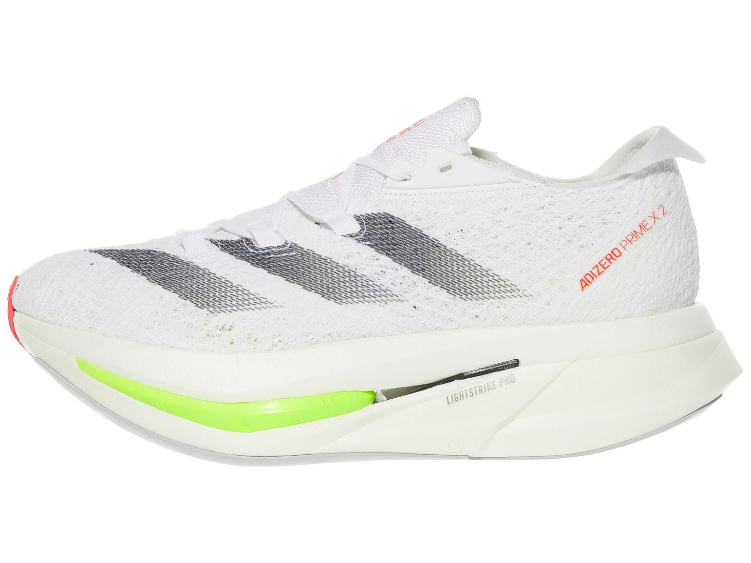 adidas adizero Prime X 2 Strung Unisex Shoes White/Blk | Running Warehouse
