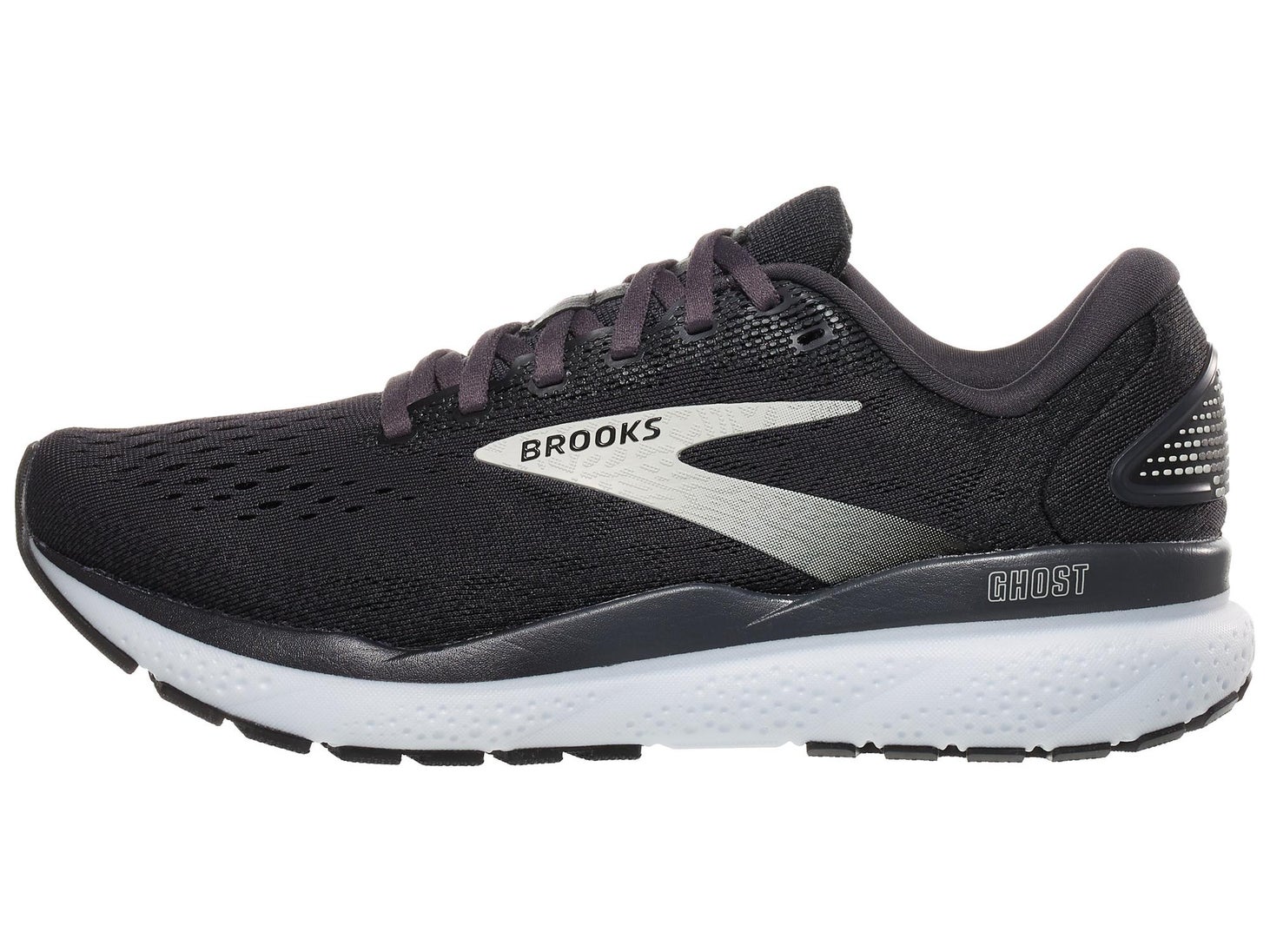 Brooks Ghost 16 Women's Shoes Black/Grey/White | Running Warehouse