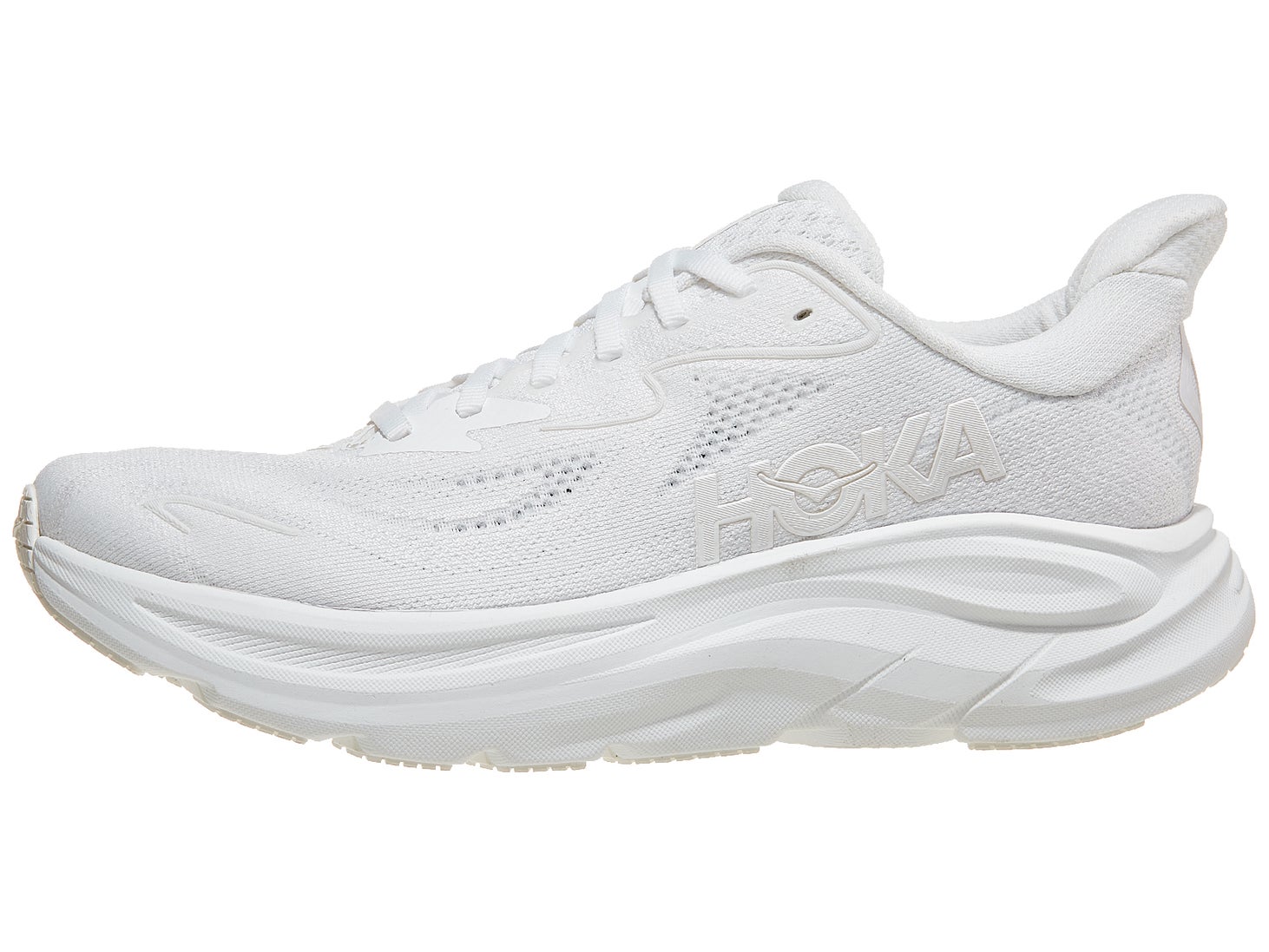 HOKA Clifton 10 Women's Shoes White/White | Running Warehouse