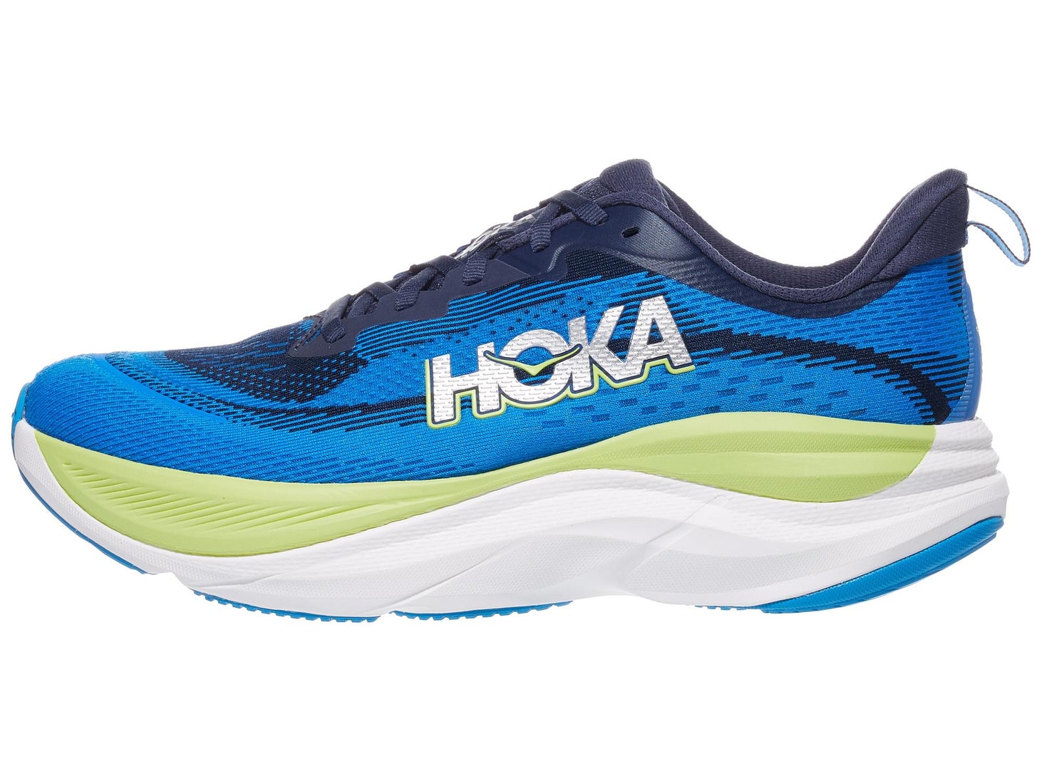HOKA Skyflow Men's Shoes Varsity Navy/Electric Cobalt | Running Warehouse