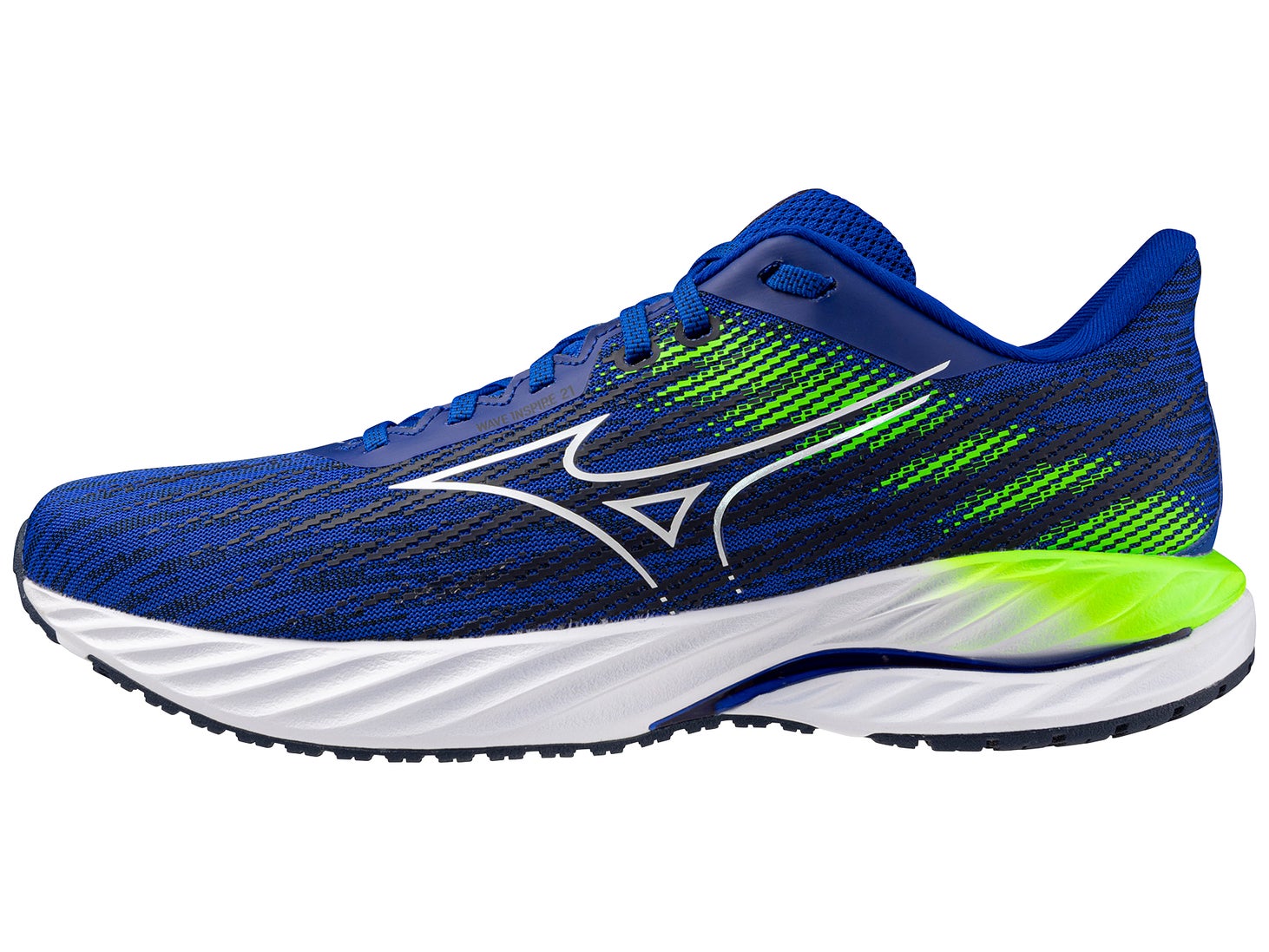 Mizuno Wave Inspire 21 Men's Shoes Reflex Blue C/White | Running Warehouse