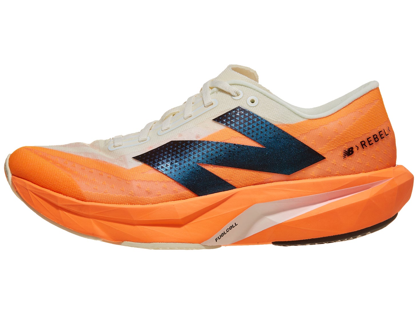 New Balance FuelCell Rebel v4 Men's Shoes Mango/Angora | Running Warehouse
