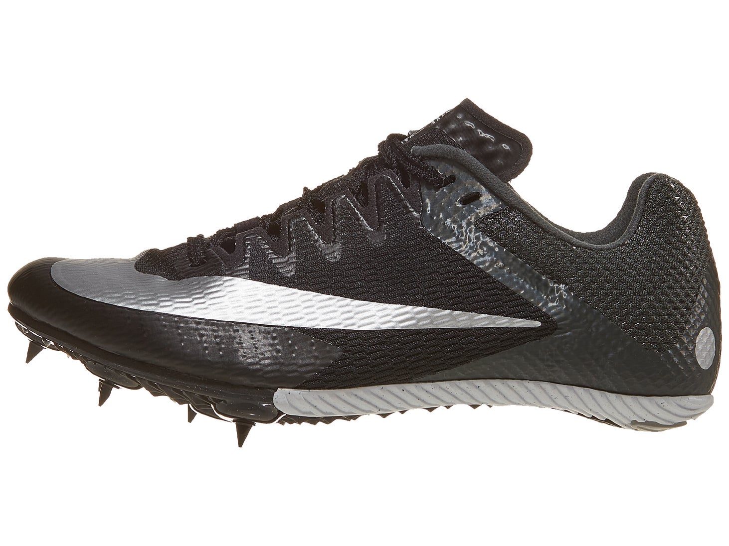 Nike Zoom Rival Sprint Track Shoes Kid's Black/Slvr/Blk | Running Warehouse