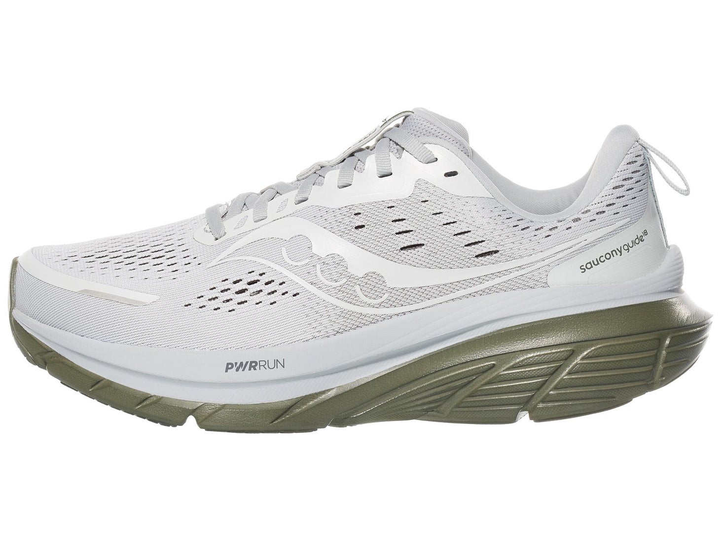 Saucony Guide 18 Men's Shoes Cloud/Olive | Running Warehouse