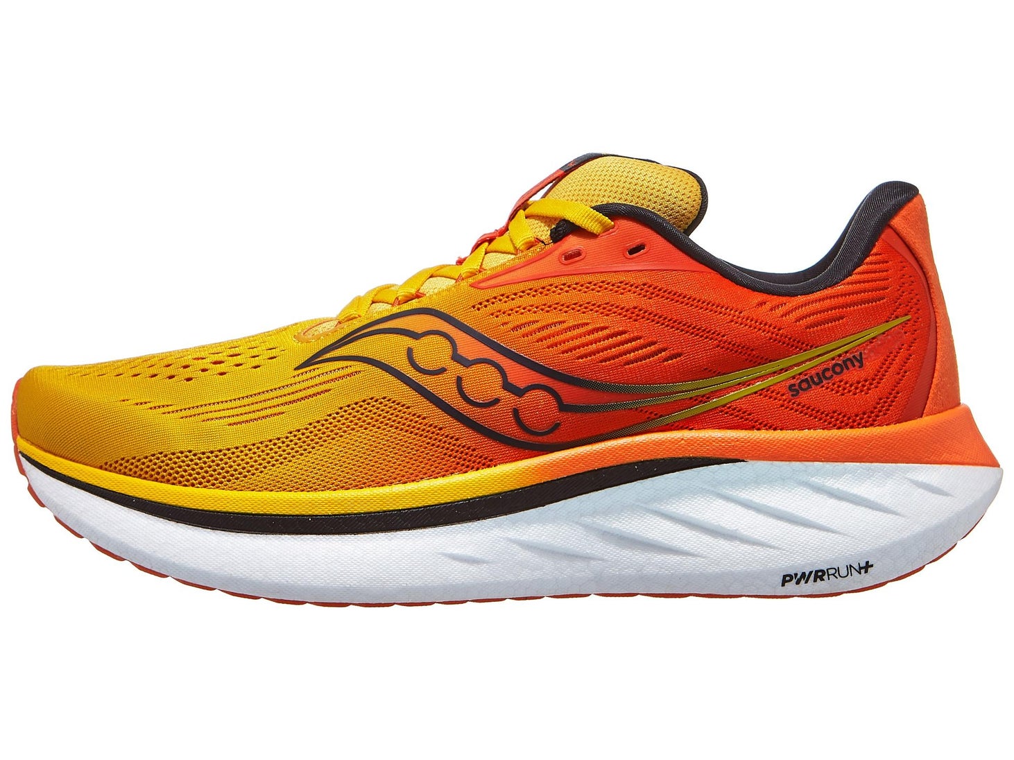 Saucony Ride 18 Men's Shoes Pollen/Pepper | Running Warehouse