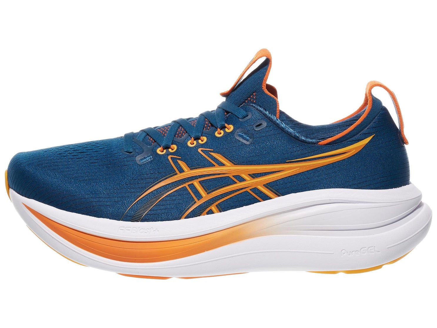 ASICS Gel Nimbus 28 Men's Shoes Twilight Blue/Anzu | Running Warehouse