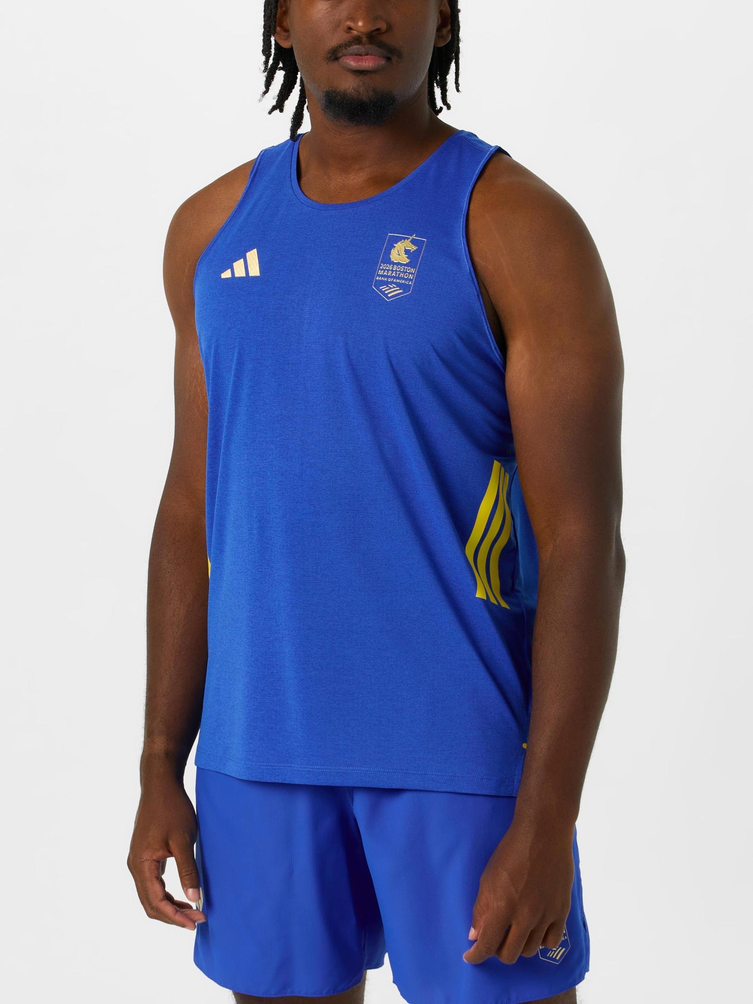 adidas Men's Boston Marathon 2026 Running Tank | Running Warehouse