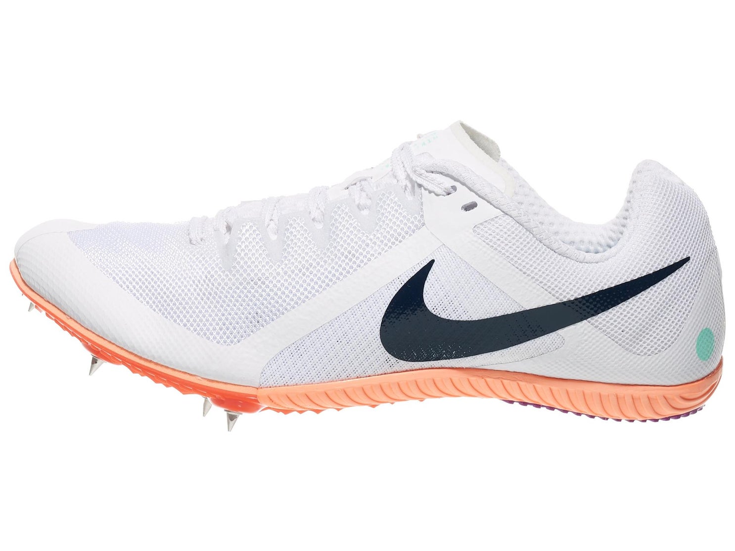 Nike Zoom Rival Multi Spikes Unisex White/Obsidian | Running Warehouse