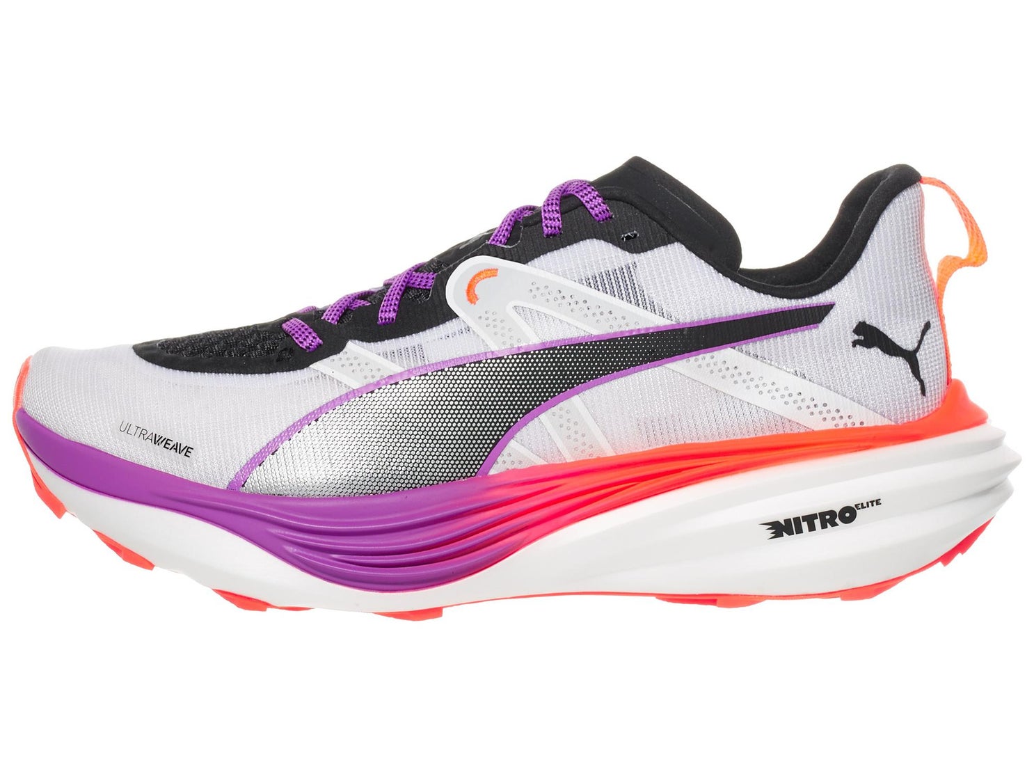 PUMA Deviate Nitro Elite Trail Men's Shoes White/Red | Running Warehouse