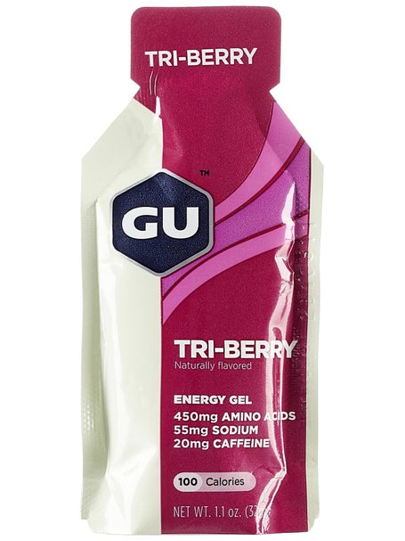 GU Energy Gel 24-Pack Tri-Berry | Running Warehouse