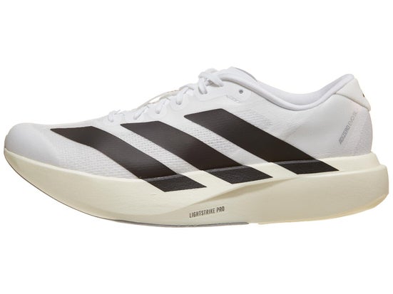 adidas adizero Evo SL Men's Shoes White/Black/White | Running Warehouse