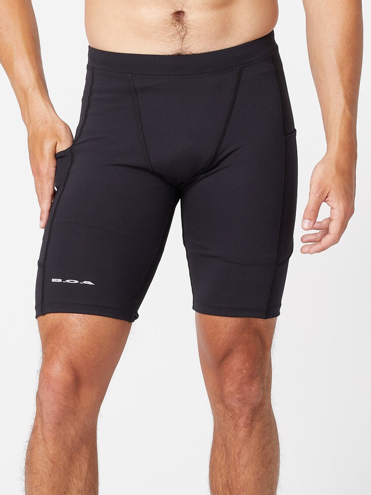 BOA Men's Constrictor Plus Half Tight Black | Running Warehouse