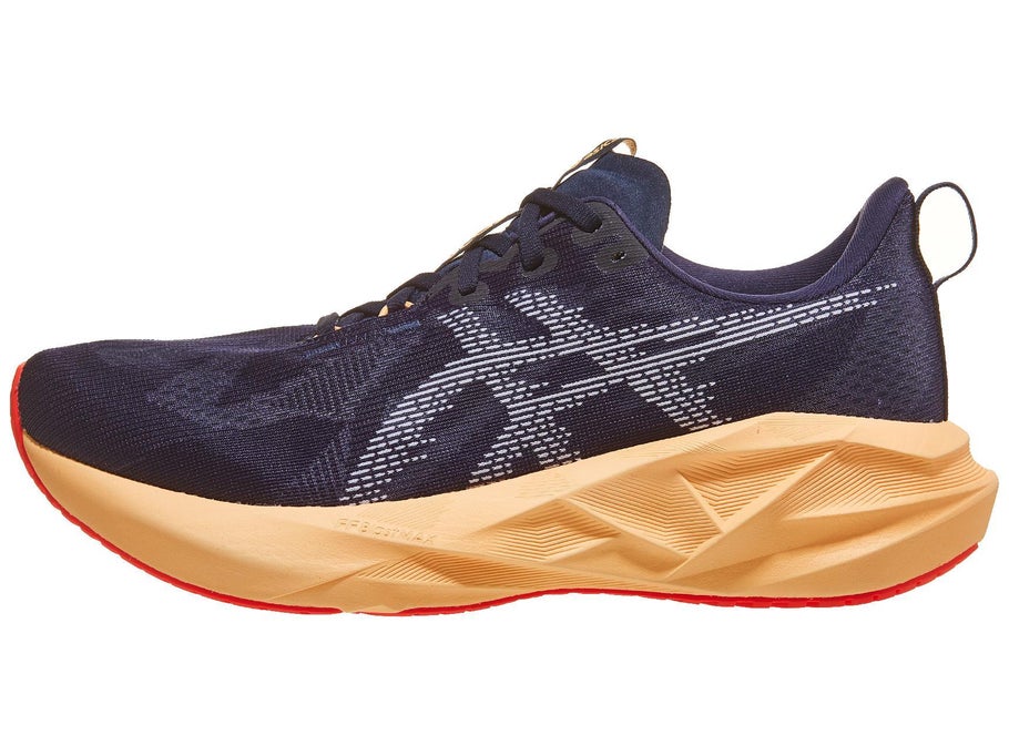ASICS Novablast 5 Men's Shoes Midnight/Orange Glow | Running Warehouse