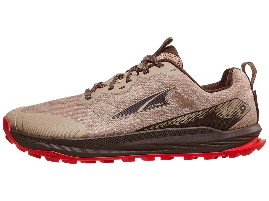 Altra Lone Peak 9 Men's Shoes Brown | Running Warehouse