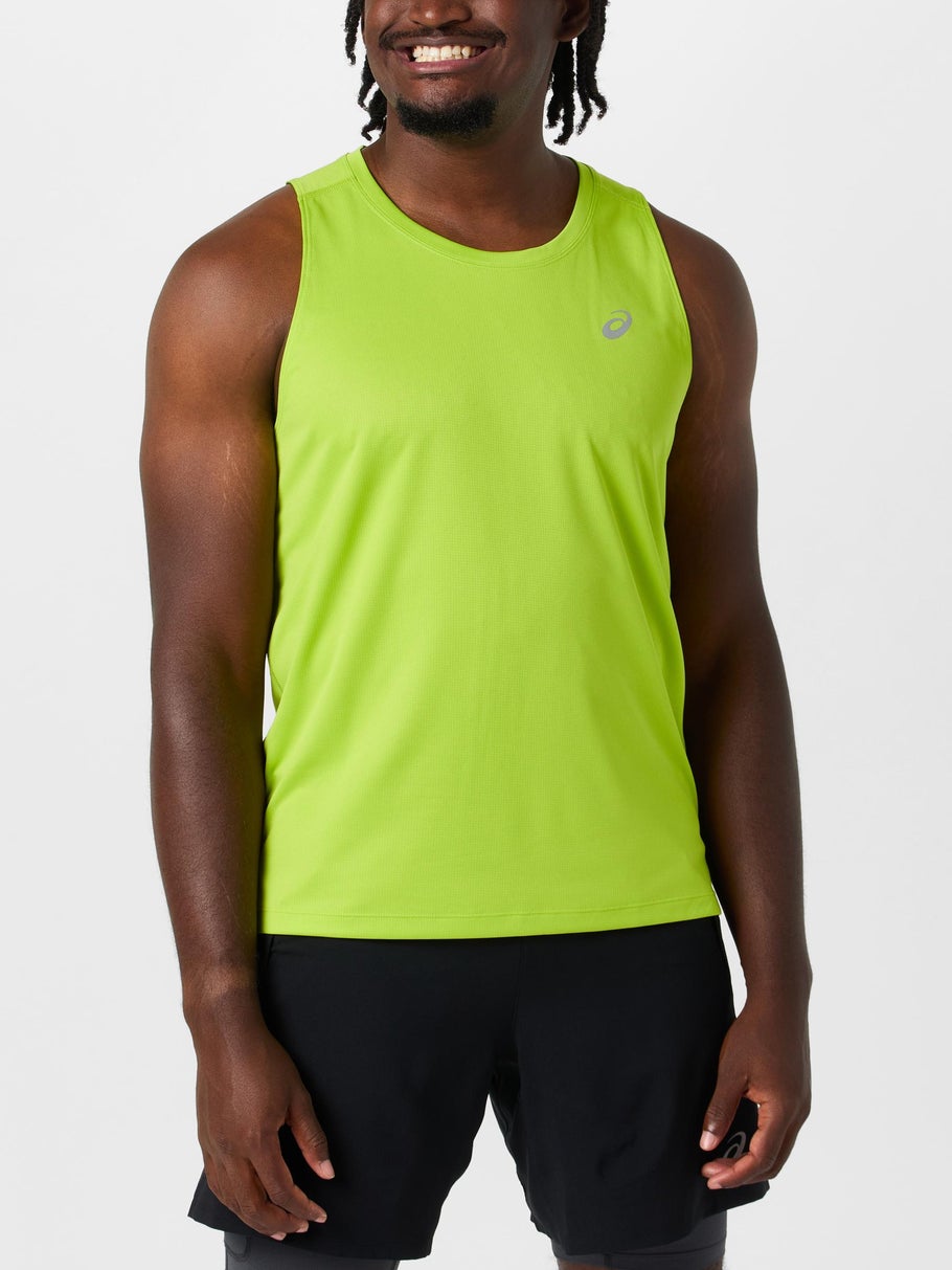 ASICS Men's Silver Singlet | Running Warehouse